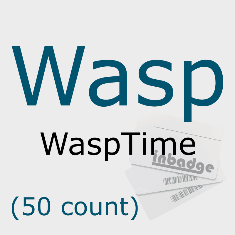 WaspTime Barcode Cards | 50 Pack only $55.00 | 100% Guaranteed