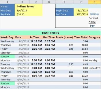 inbadge Time Card & Clock Services | $1.50 Time Card Badges