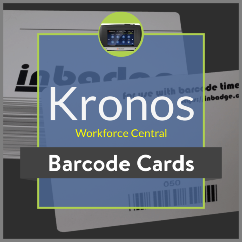 $1.50 Kronos Barcode Cards | Intouch 9100 and Kronos 4500