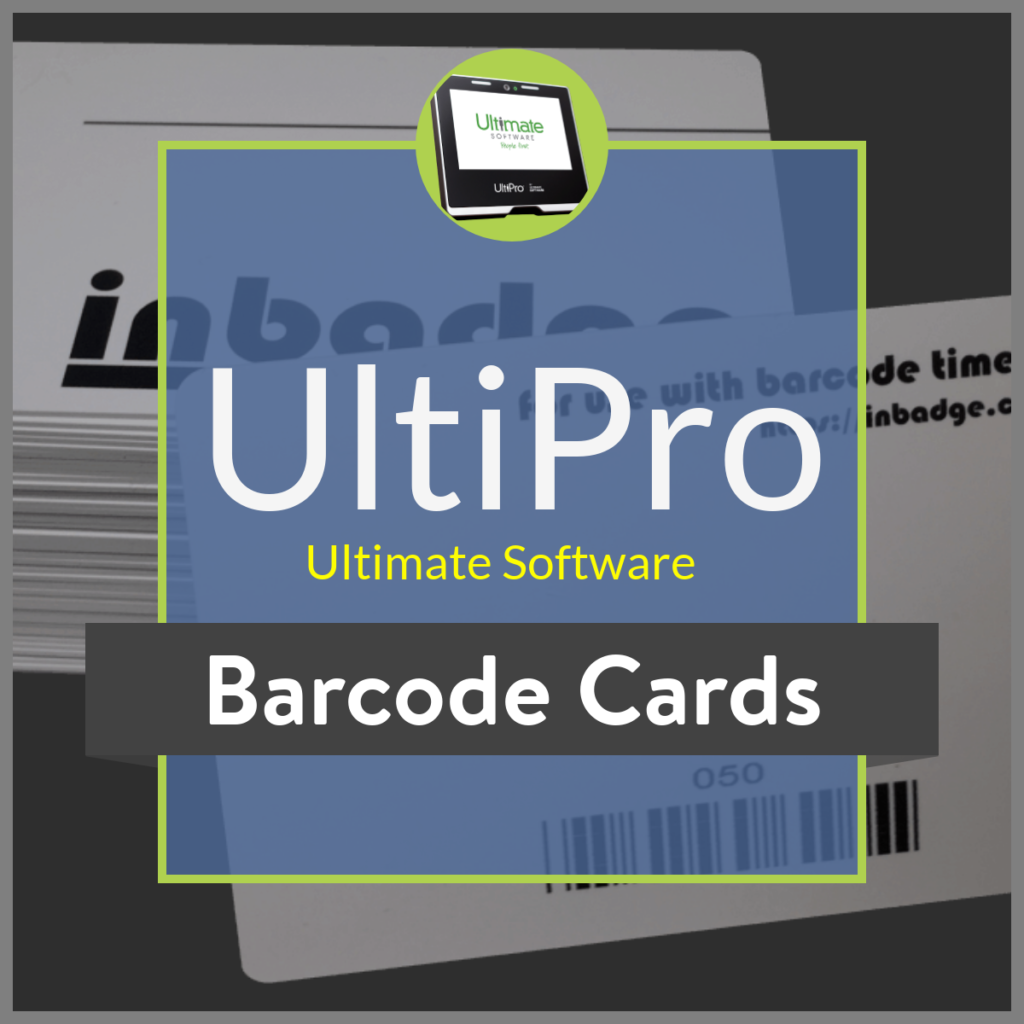 UltiPro Touchbase | $1.50 Barcode Swipe Cards | Ultimate Software Clocks