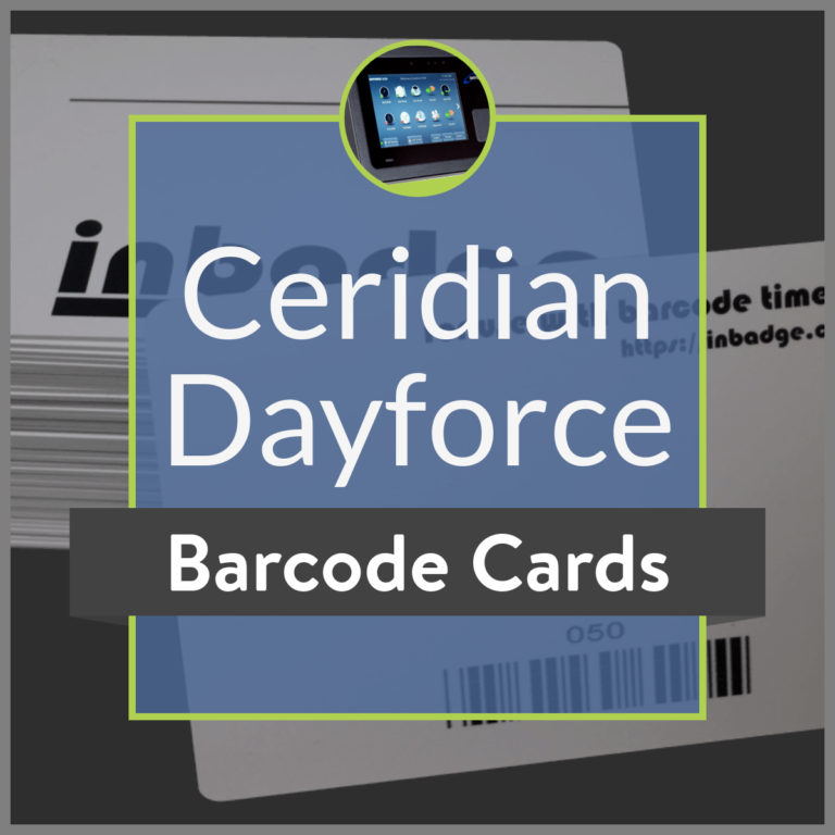 $1.50 Ceridian DayForce Barcode Cards | FreeTestBadge | Full Guarantee