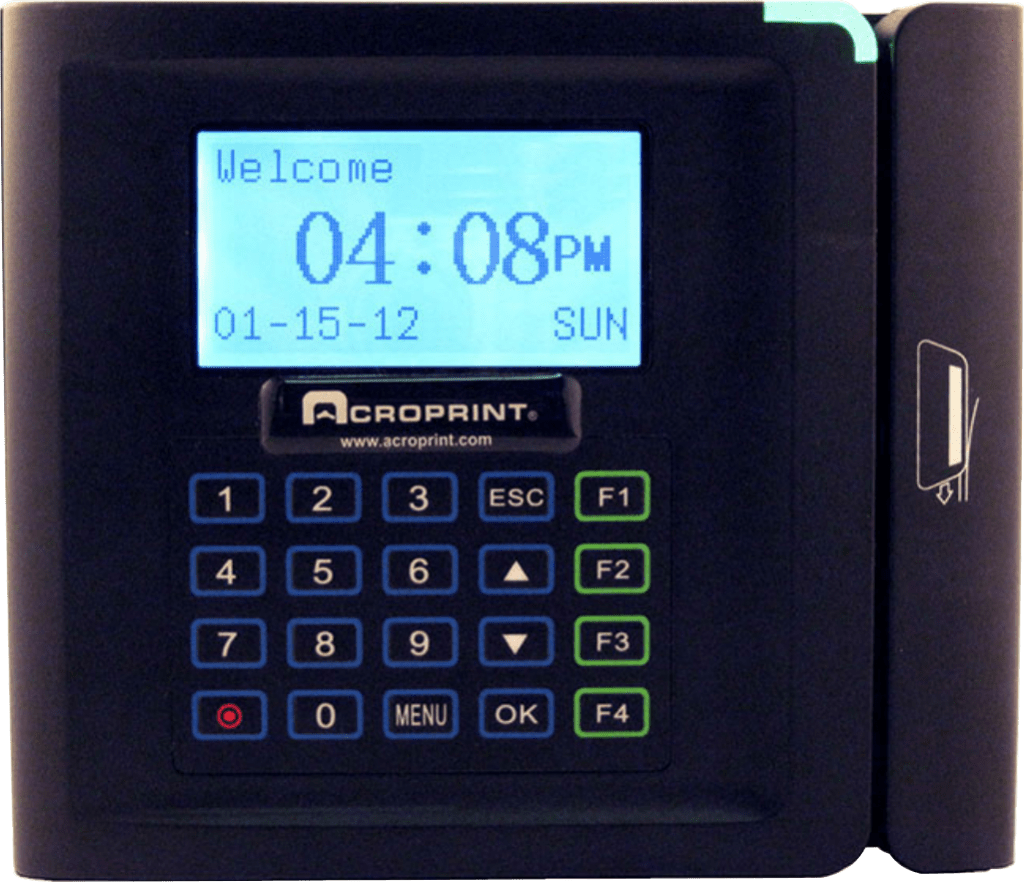 $1.50 Per Barcode Badge | TimeQPlus Acroprint Cards | Ranges: 001-150