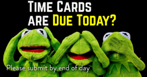 31 Time Card Reminders For Halloween - inbadge, llc - Card Services