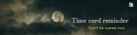 31 Time Card Reminders For Halloween - inbadge, llc - Card Services