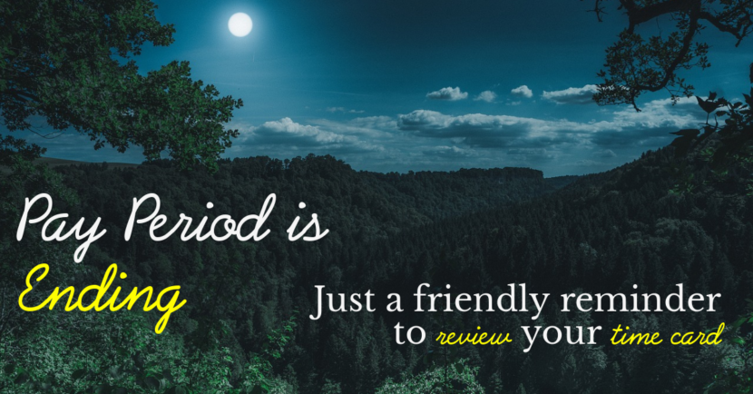 31 Time Card Reminders For Halloween - inbadge, llc - Card Services