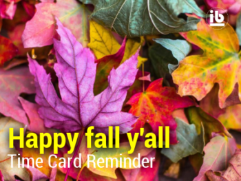 15 Thanksgiving Themed Timesheet Reminders - inbadge, llc - Card Services