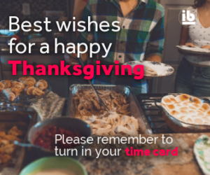 15 Thanksgiving Themed Timesheet Reminders - inbadge, llc - Card Services