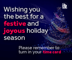 Christmas Themed Timesheet Reminders