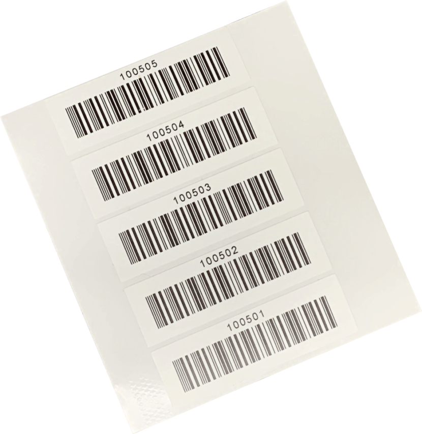 $0.50 Kronos Barcode Stickers | Intouch 9100 and Kronos 4500