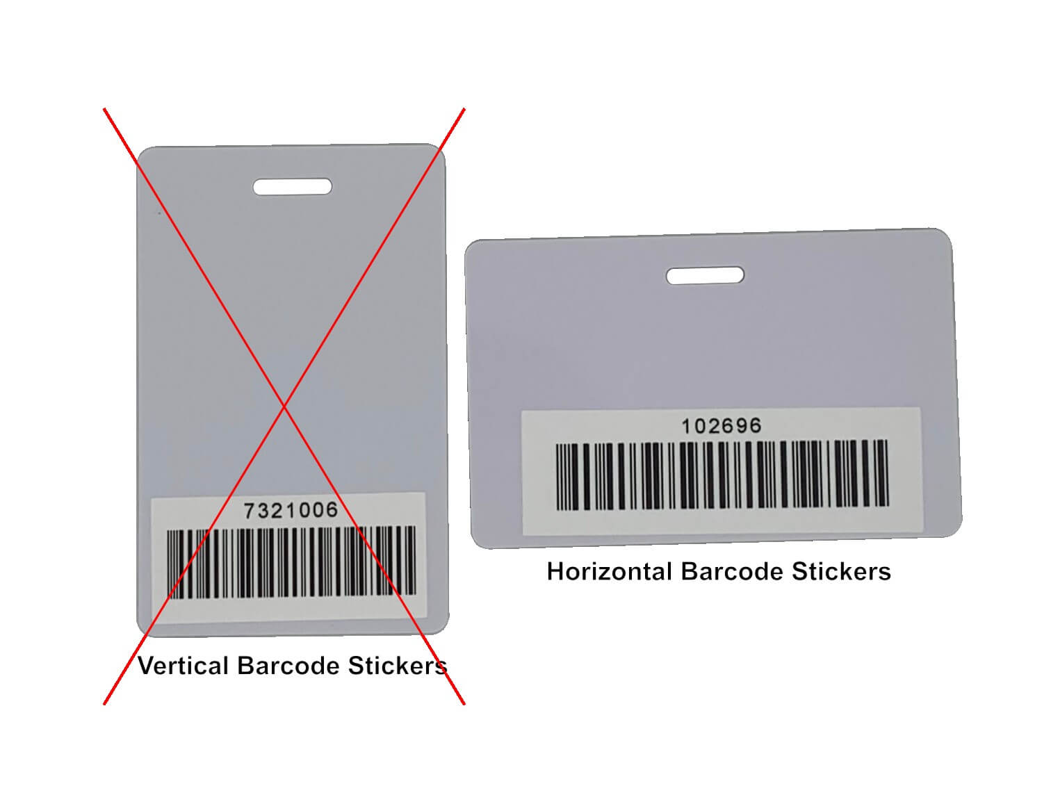 $0.50 ADP Barcode Stickers | Intouch 9100, ADP 4500, 4000