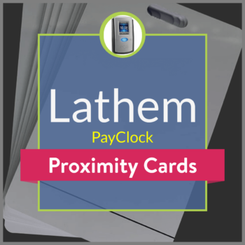 $2.50 | Lathem PayClock Proximity Cards | UltiPro Clocks